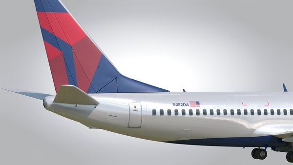 3D model boeing 737-800 delta air lines - TurboSquid 1673874