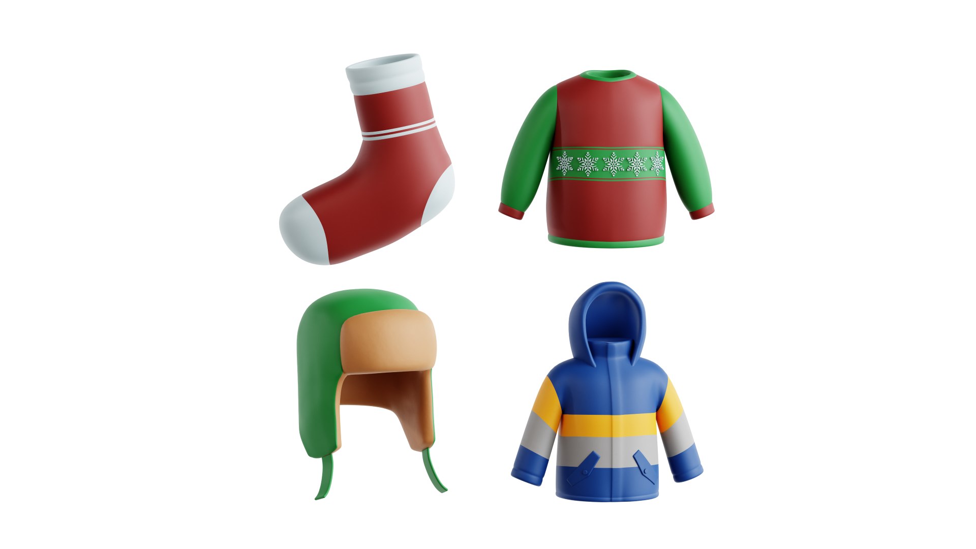 3D Winter Outwear 3D Collection Model - TurboSquid 2317373