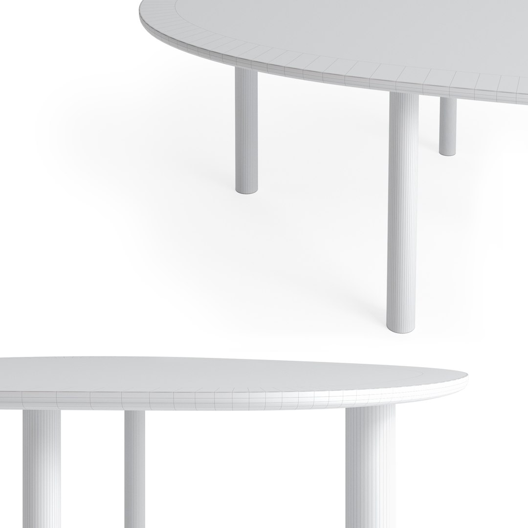 Bolia Dining Table Latch 3D Model - TurboSquid 2131397