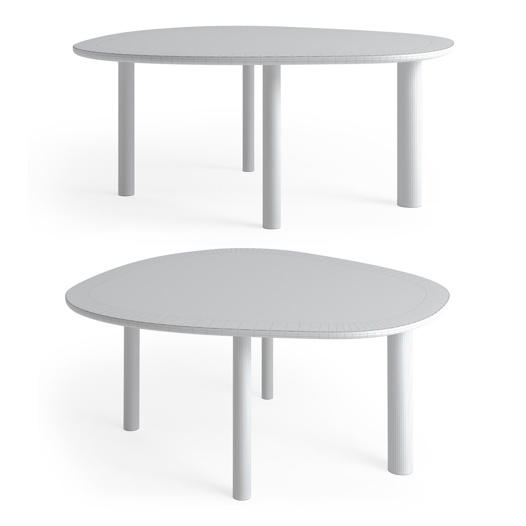 Bolia Dining Table Latch 3D Model - TurboSquid 2131397