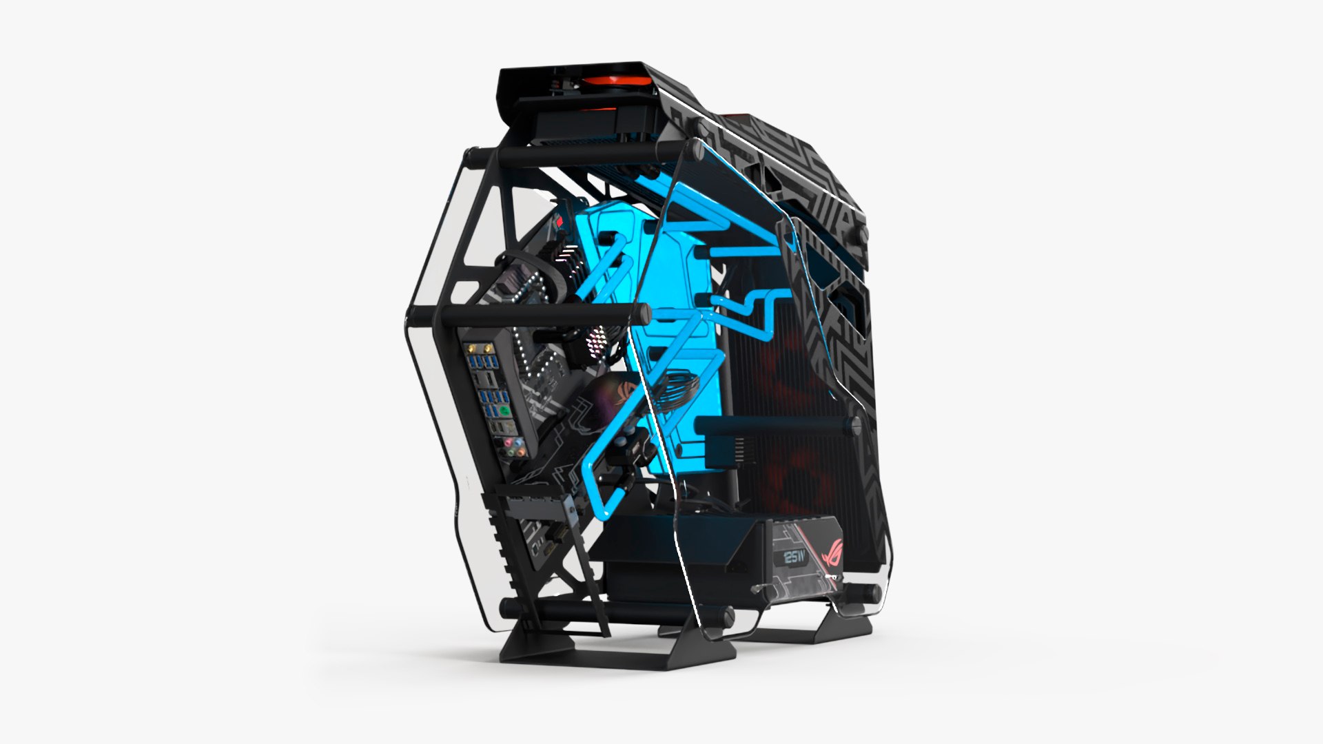 3D Futuristic Gaming PC On State - TurboSquid 2259934