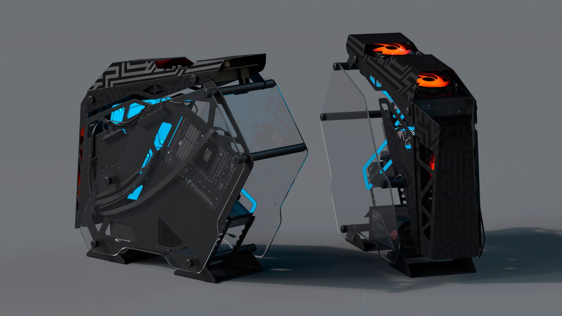 3D Futuristic Gaming PC On State - TurboSquid 2259934