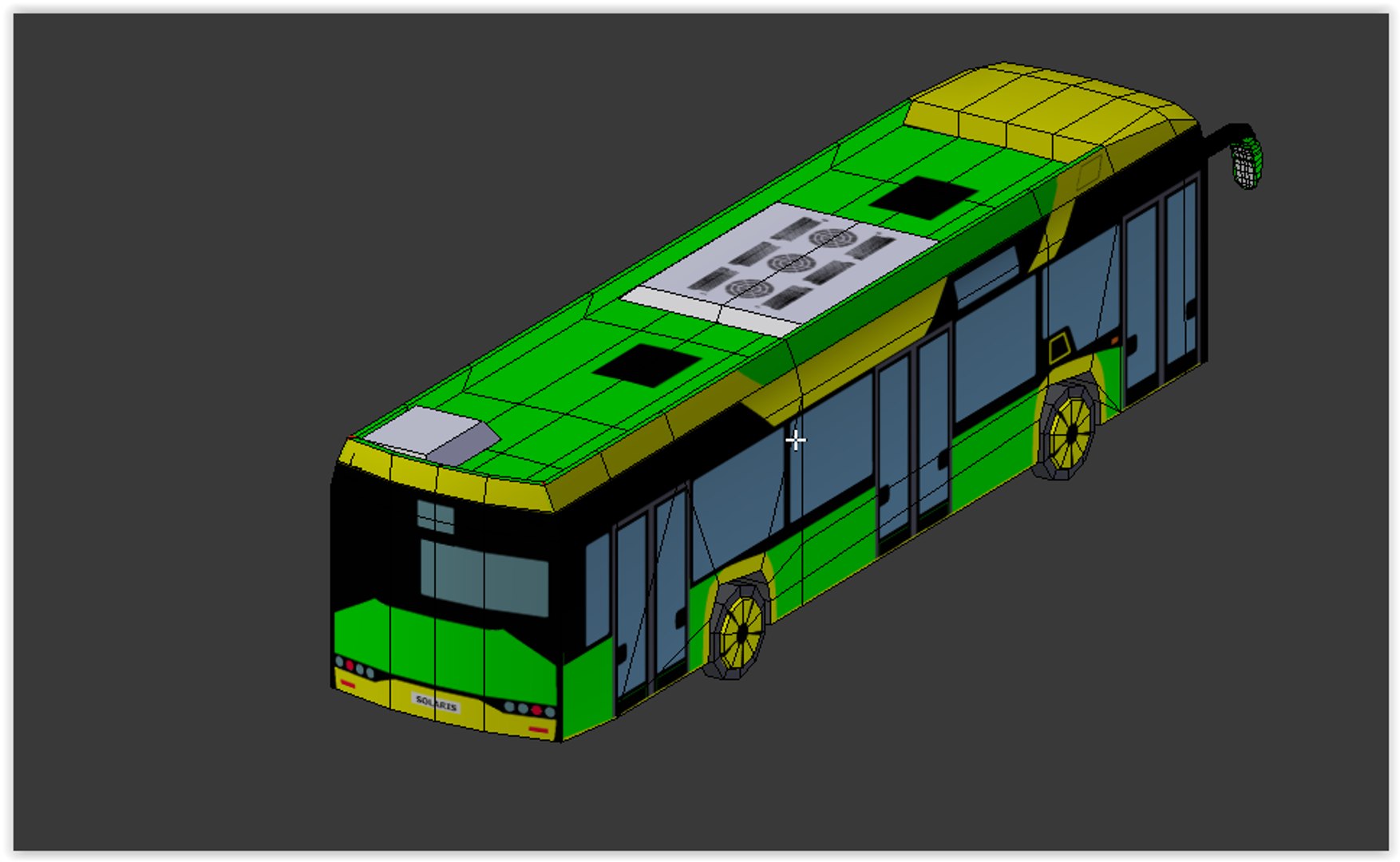 Low-poly Bus 3D Model - TurboSquid 1239724
