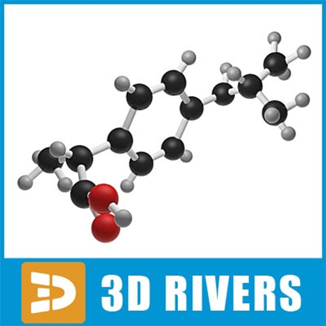 Ibuprofen 3d Structure