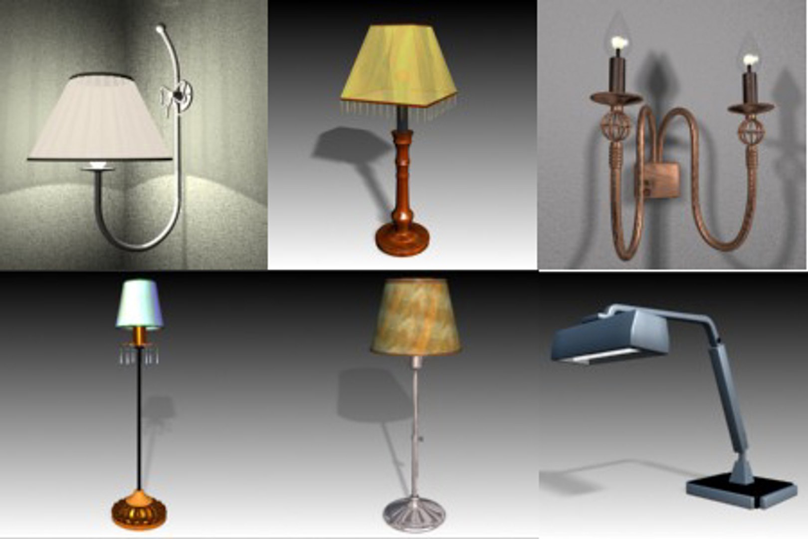 3d Model Lamps