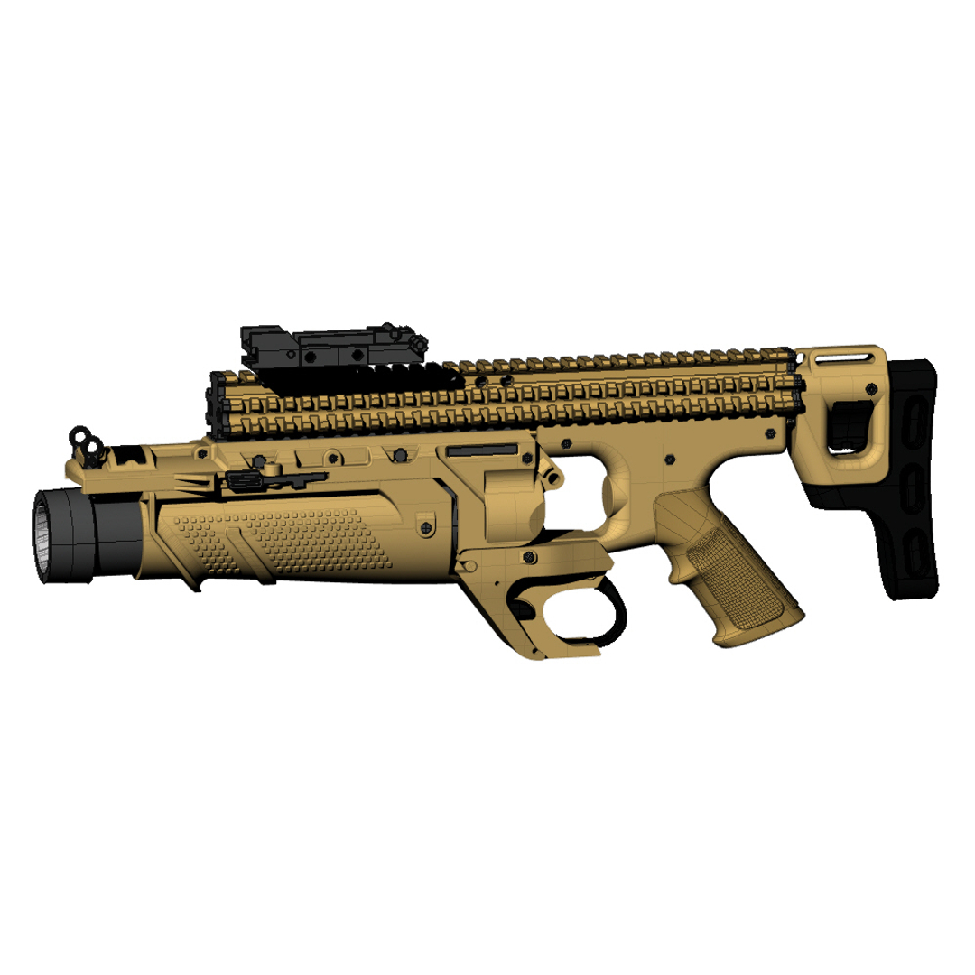 3ds Max Grenade Launcher Fn Herstal