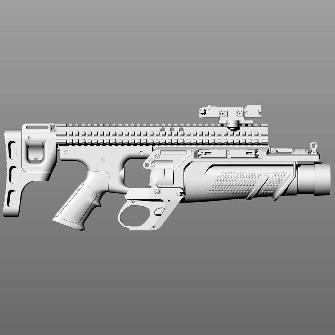 3ds Max Grenade Launcher Fn Herstal