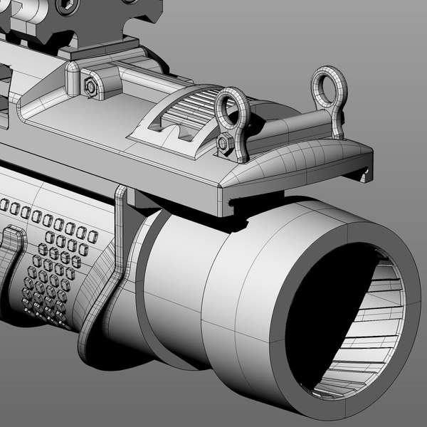 3ds max grenade launcher fn herstal