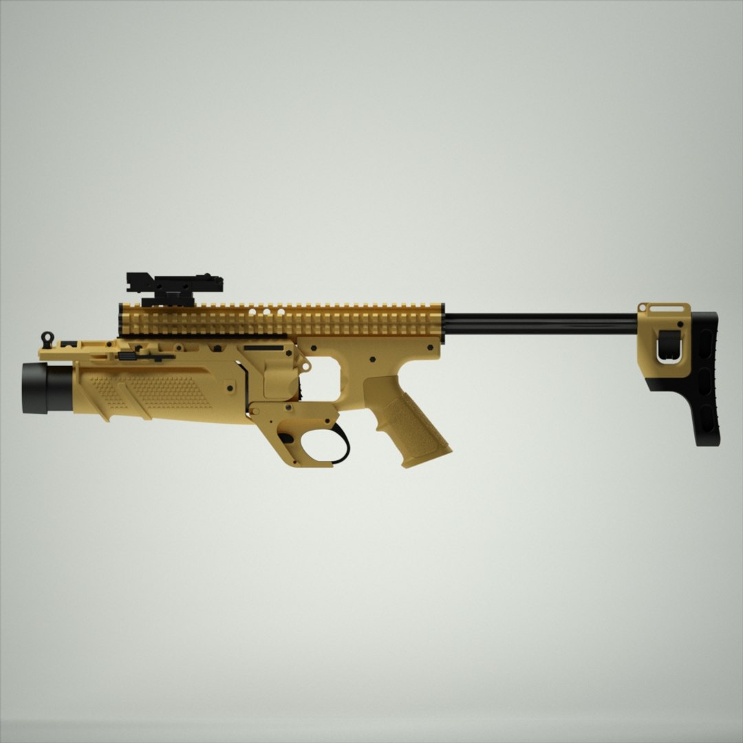 3ds Max Grenade Launcher Fn Herstal