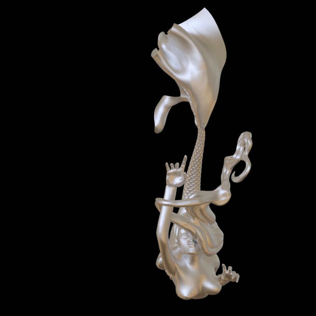 3D Bend Mermaid - TurboSquid 1471897