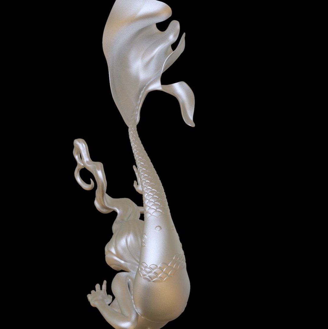 3D bend mermaid - TurboSquid 1471897