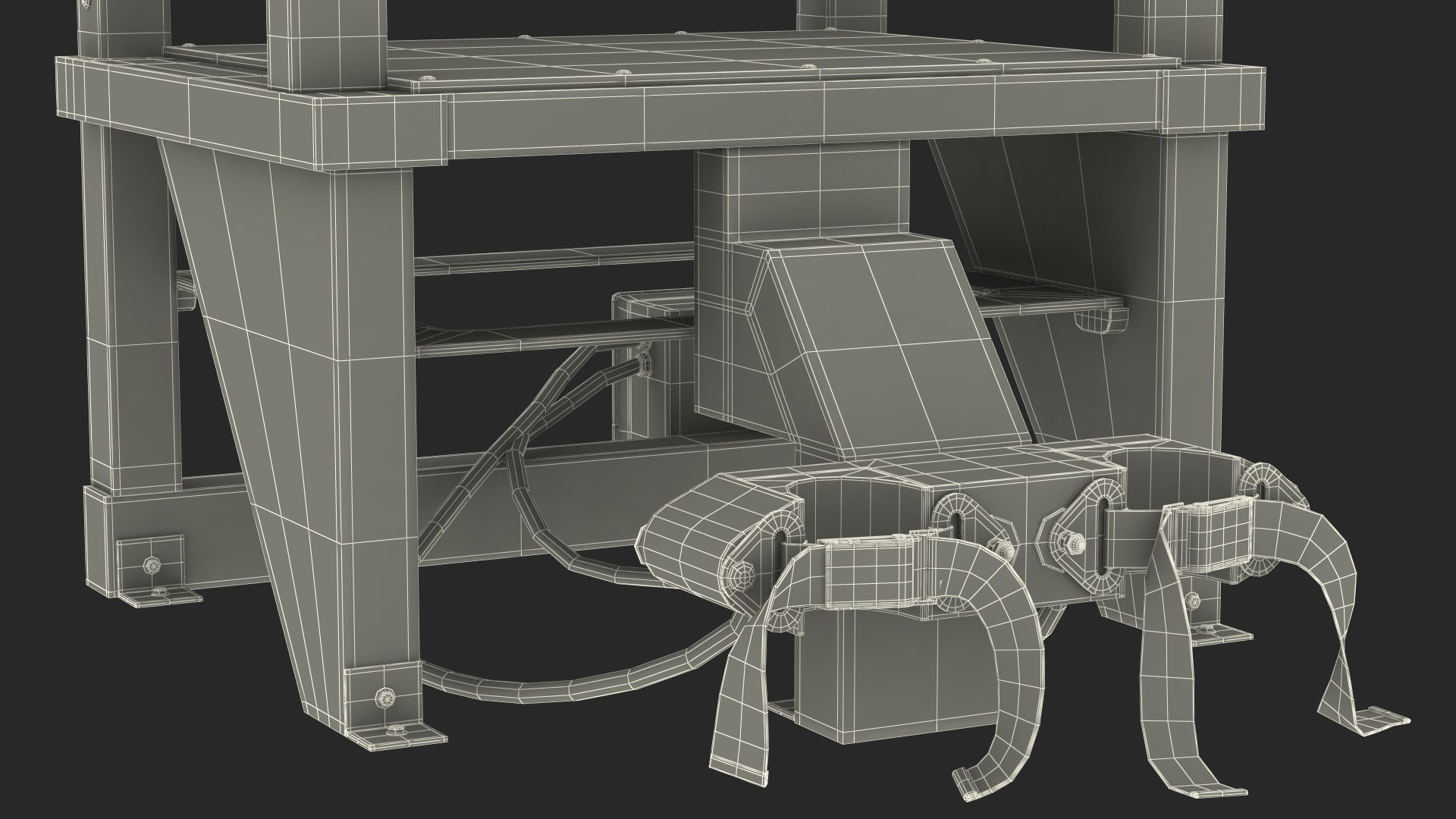 Tennessee Electric Chair 3D Model - TurboSquid 1722122