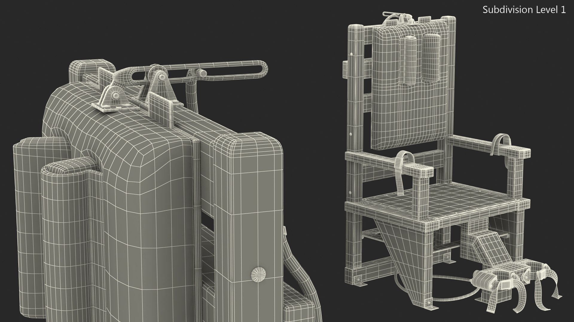 Tennessee Electric Chair 3D Model - TurboSquid 1722122