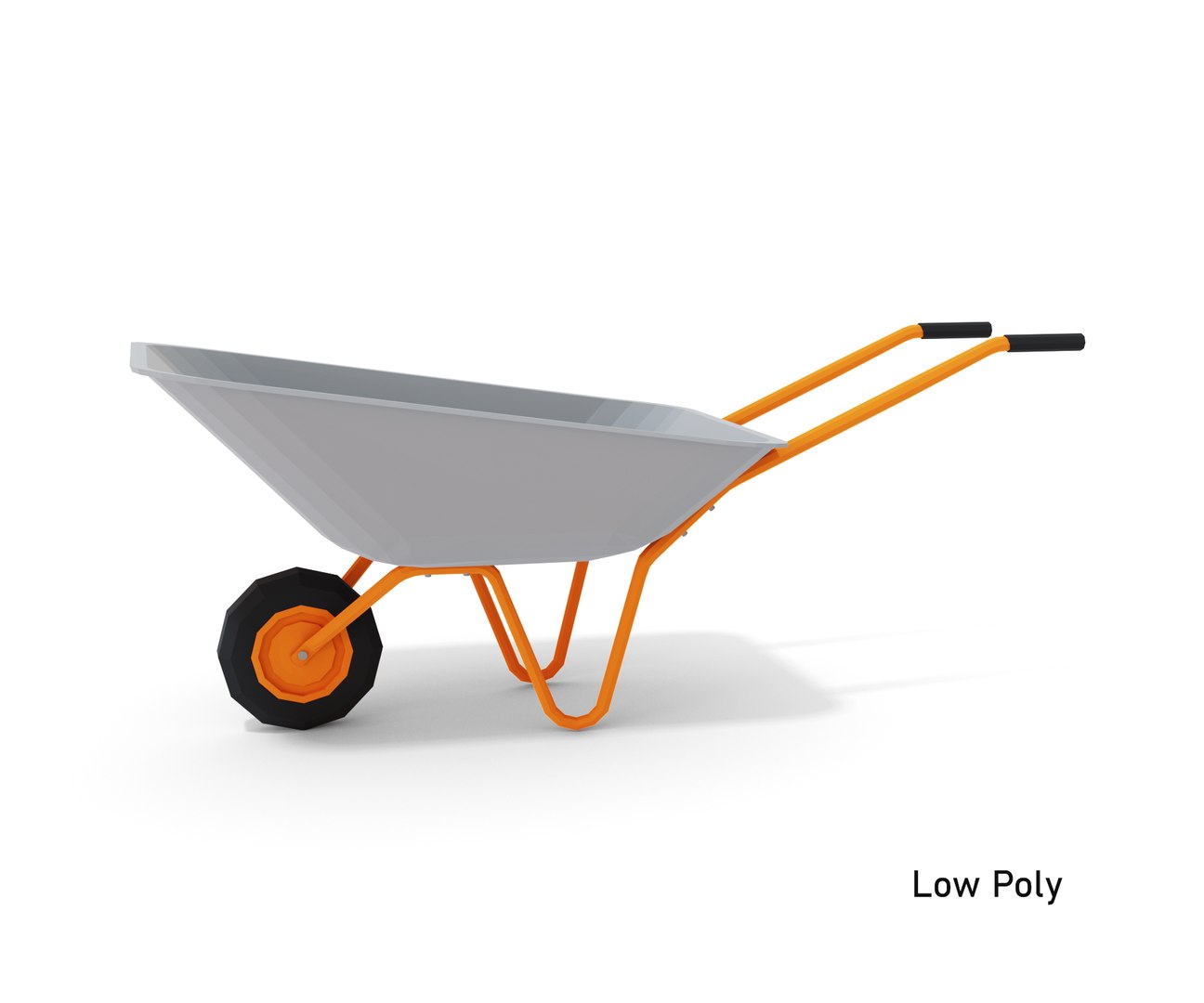 Cartoon Wheelbarrow Garden 3D - TurboSquid 1971360