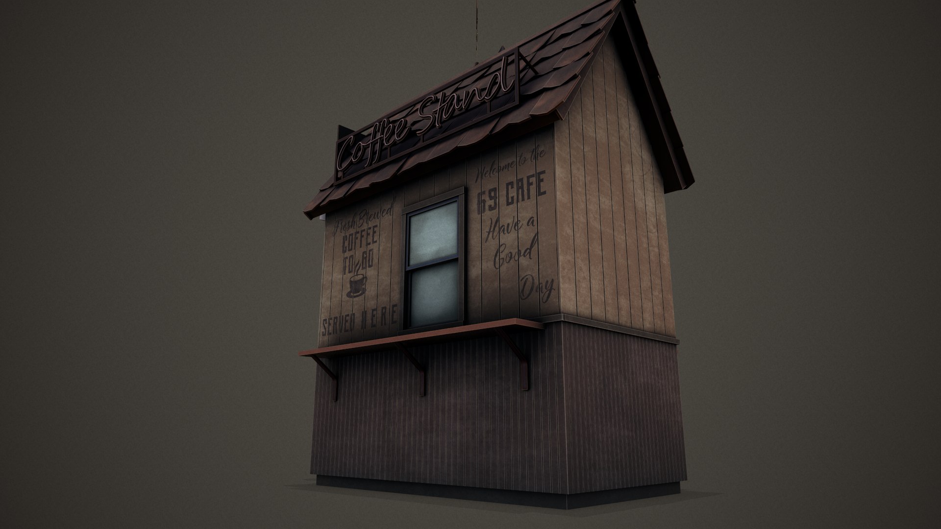 3D Stylized Coffee Cafe - TurboSquid 1615566