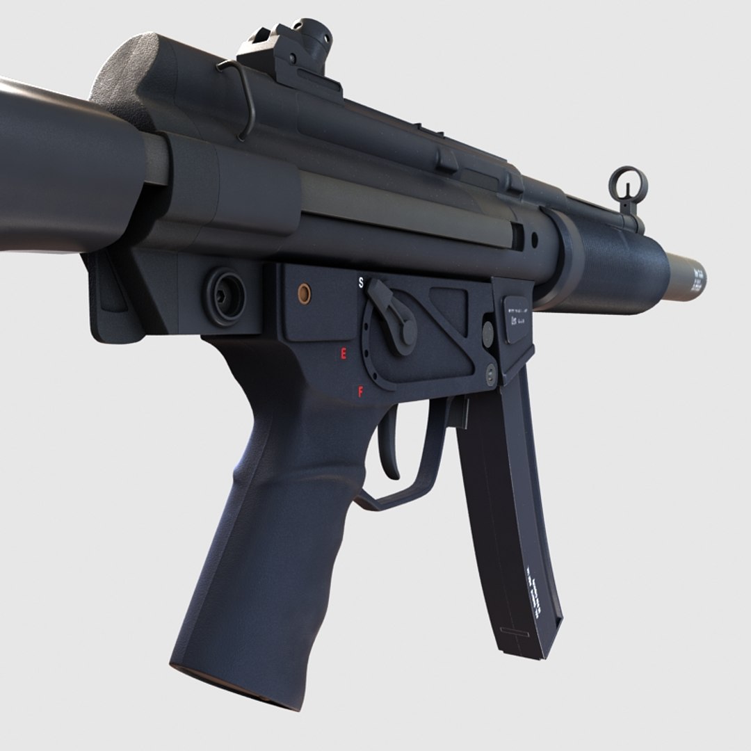 Realistic Submachine Gun Sd3 3ds