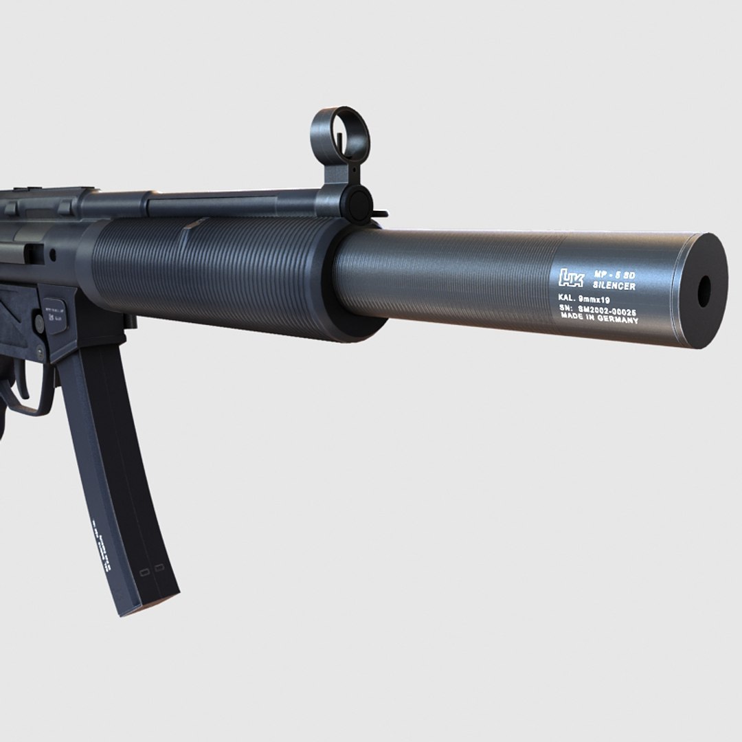 Realistic Submachine Gun Sd3 3ds