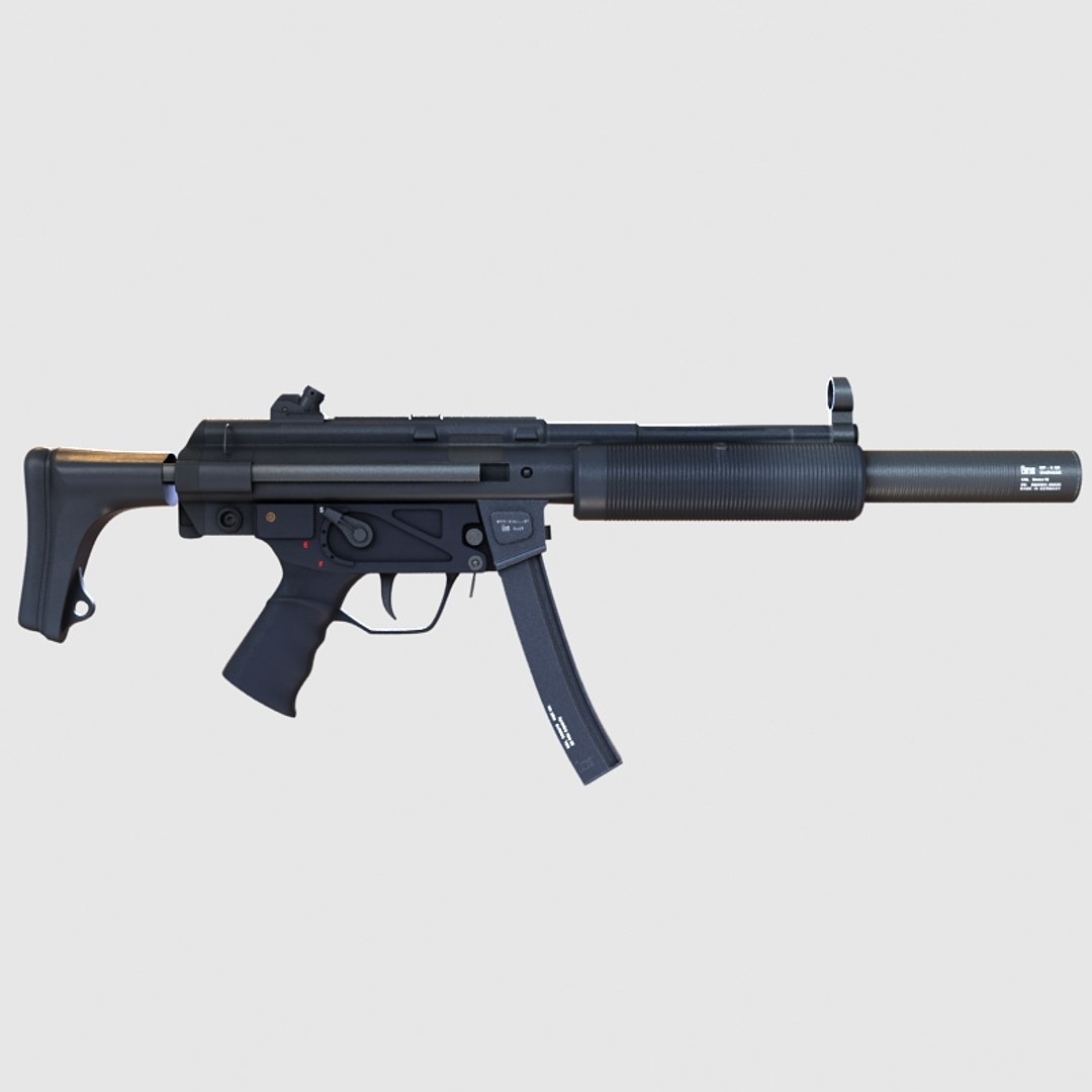 Realistic Submachine Gun Sd3 3ds