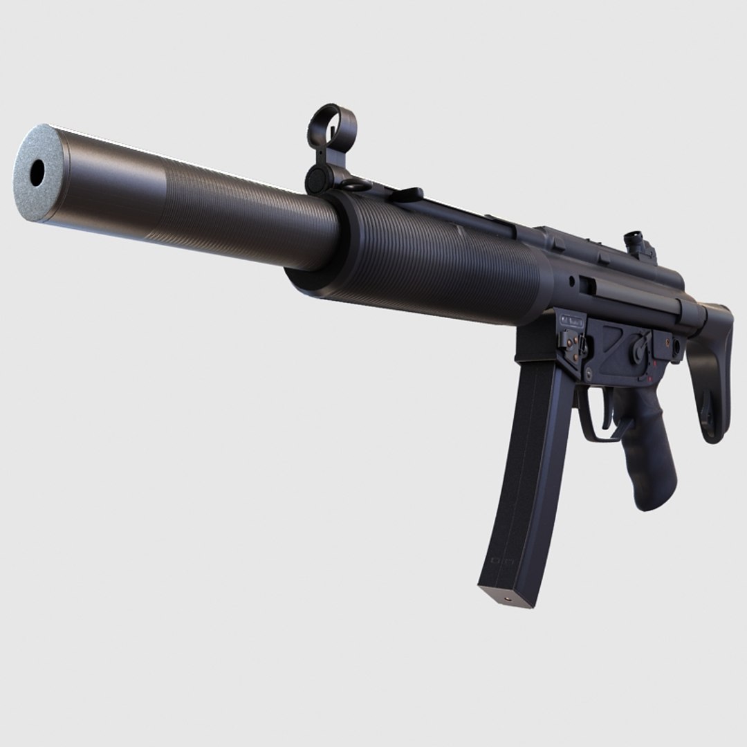 Realistic Submachine Gun Sd3 3ds