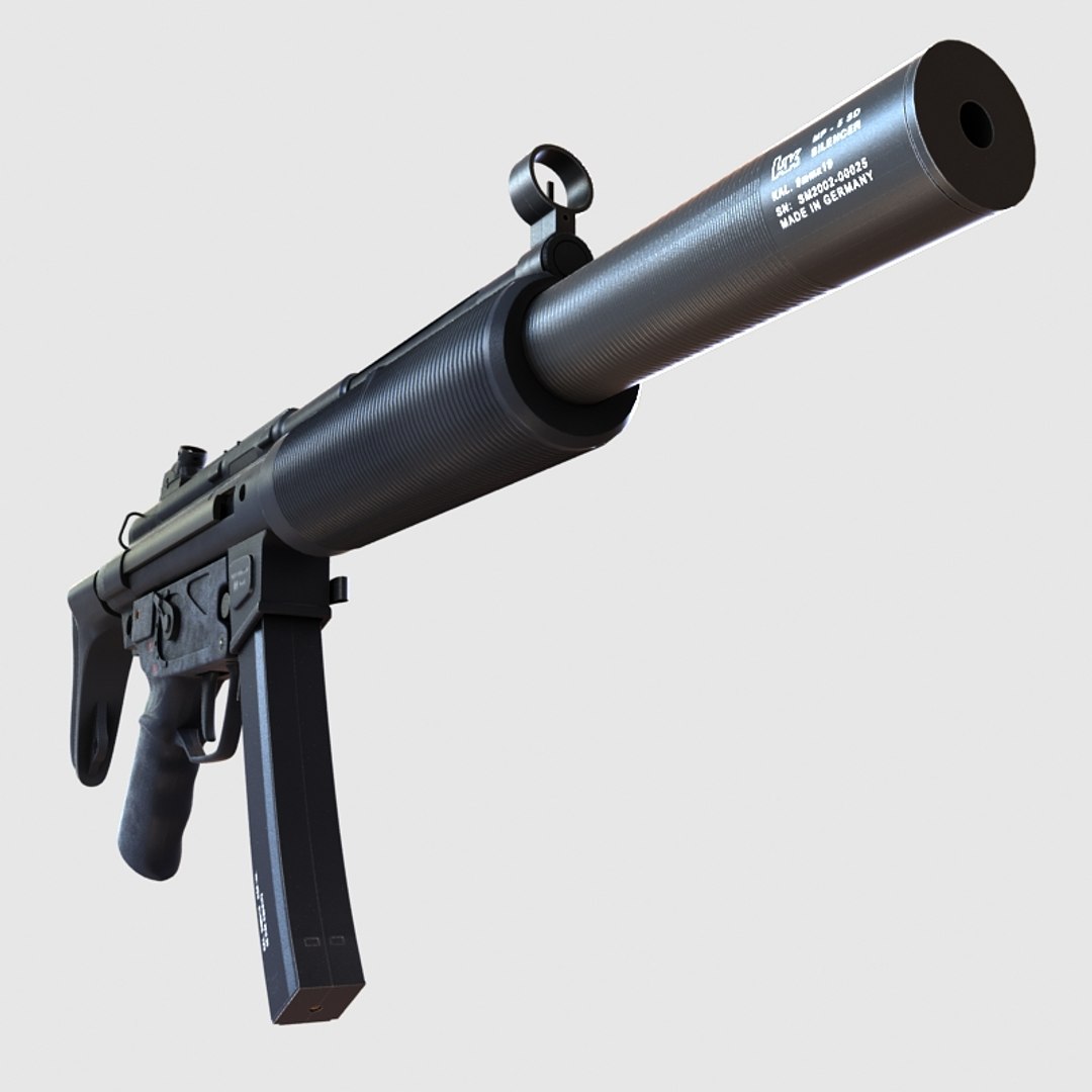 Realistic Submachine Gun Sd3 3ds