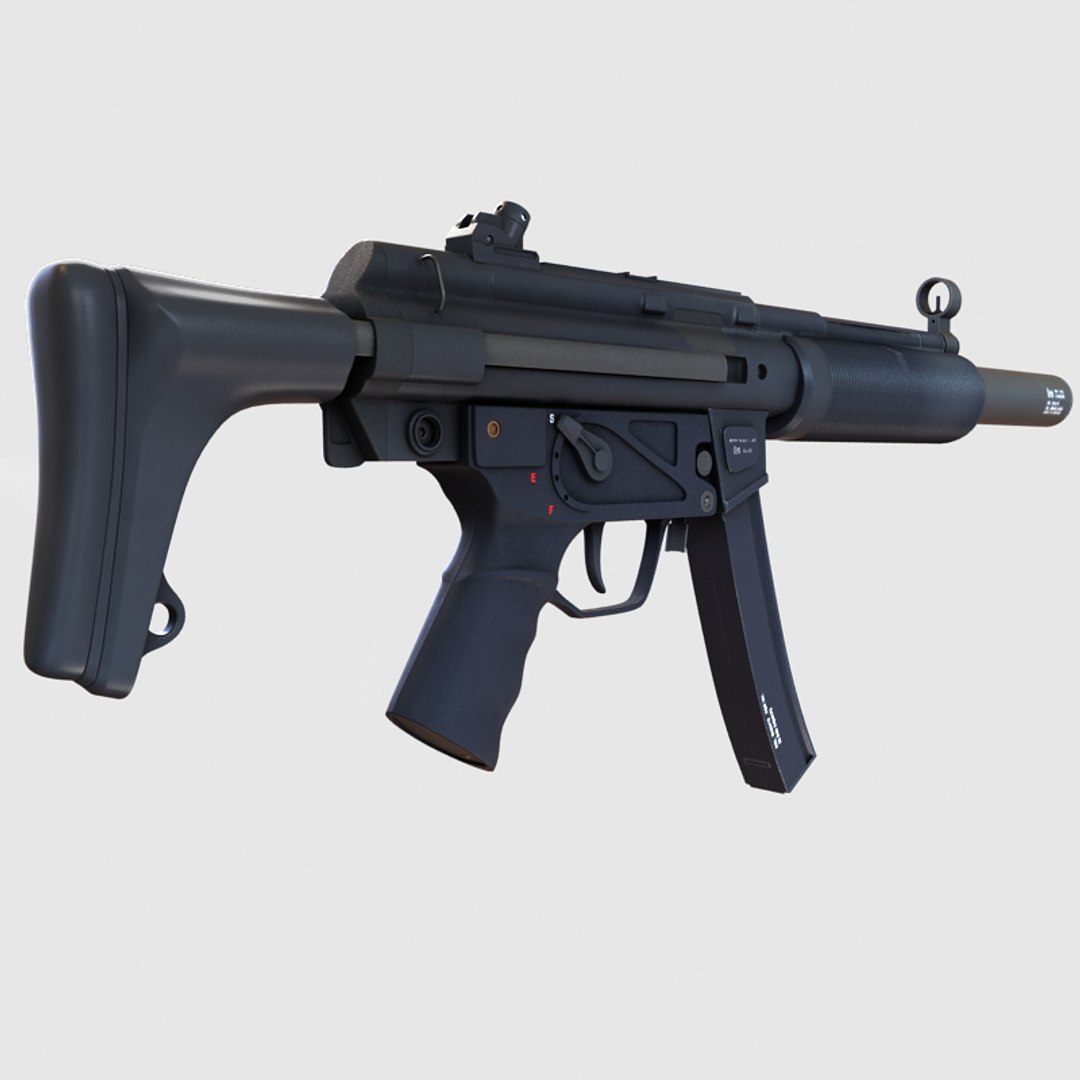 Realistic Submachine Gun Sd3 3ds
