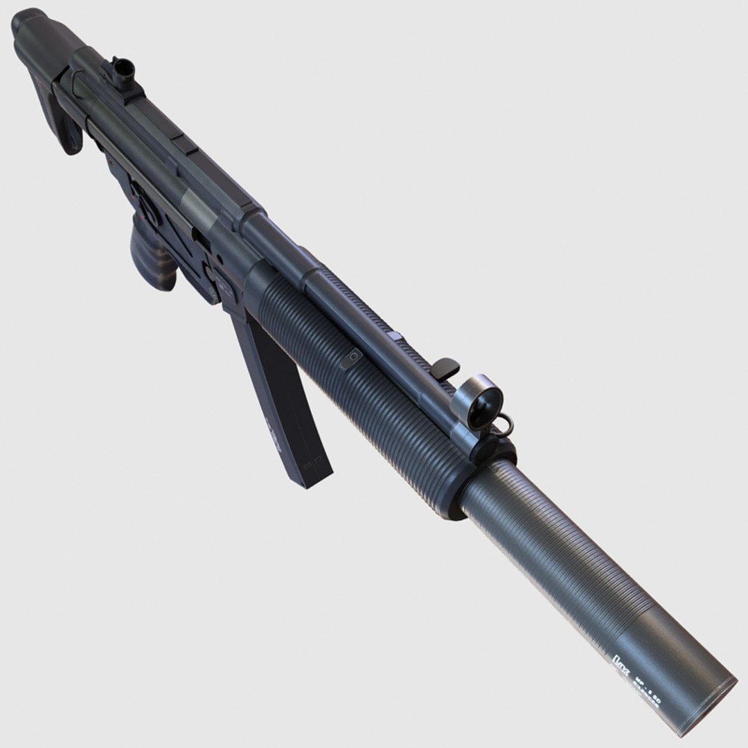 Realistic Submachine Gun Sd3 3ds