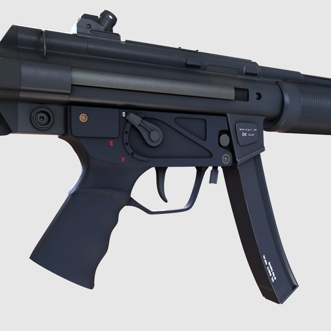 Realistic Submachine Gun Sd3 3ds