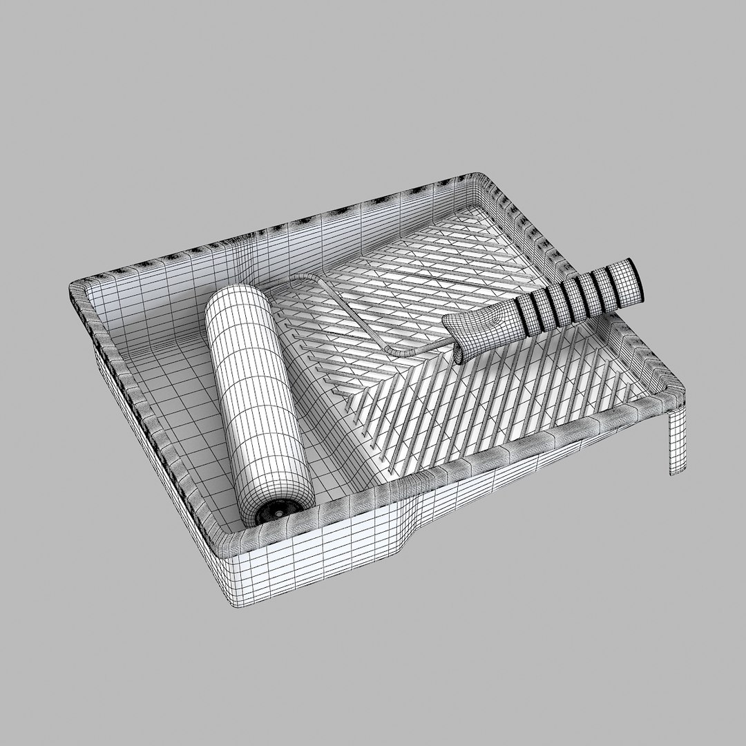 3d model roller kit
