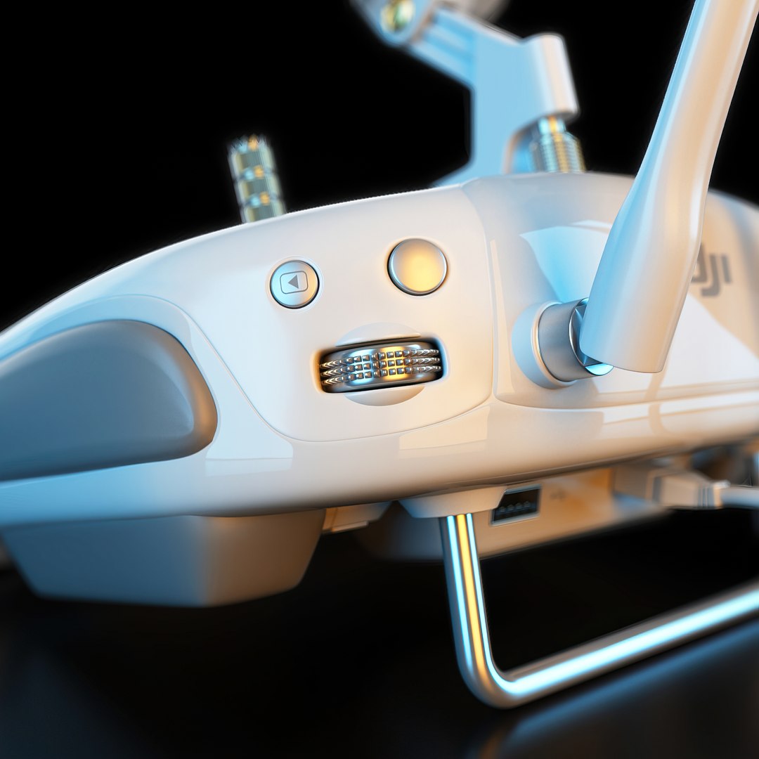 Dji Phantom 3 Remote Control 3d Model