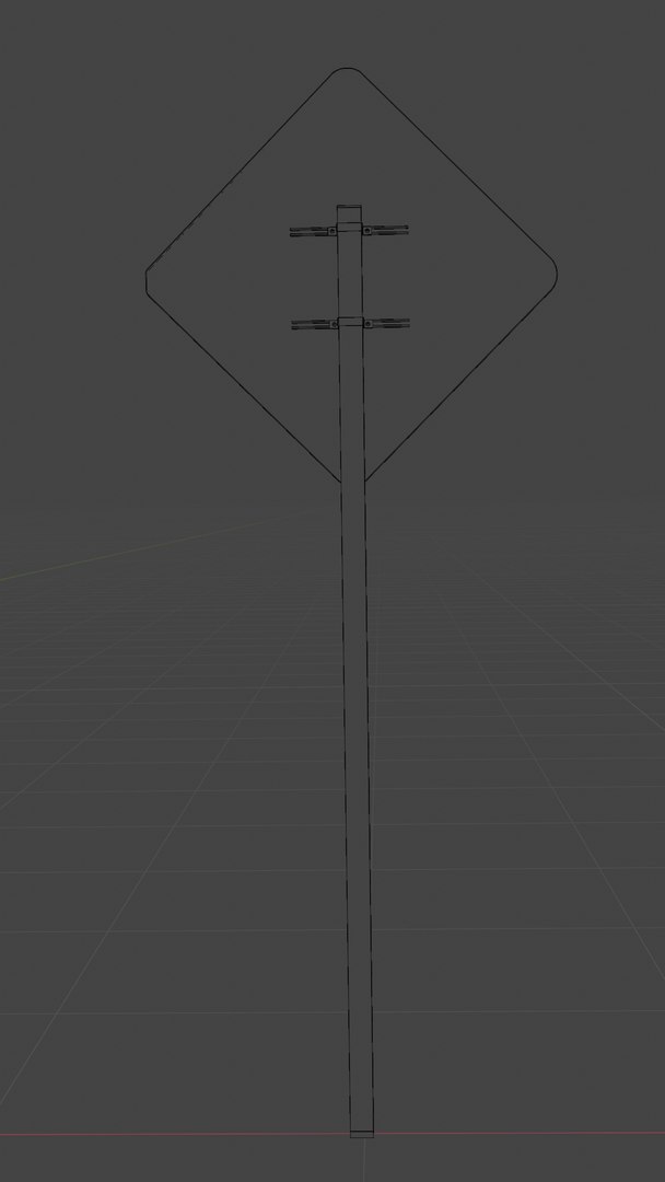 3D Warning Street Signs Model - TurboSquid 2238026