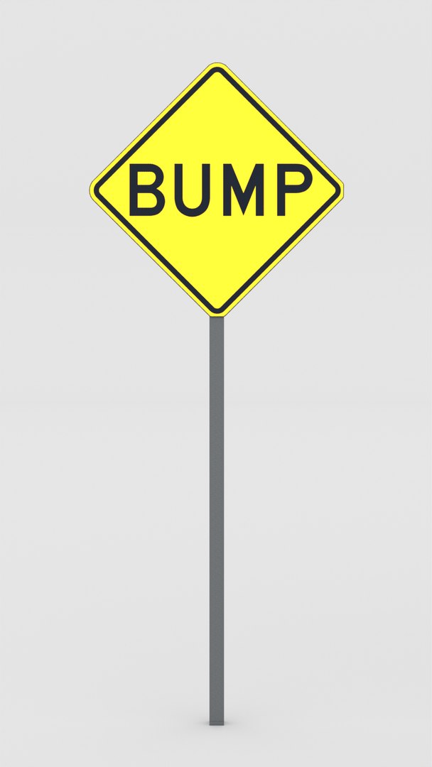 3D Warning Street Signs Model - TurboSquid 2238026