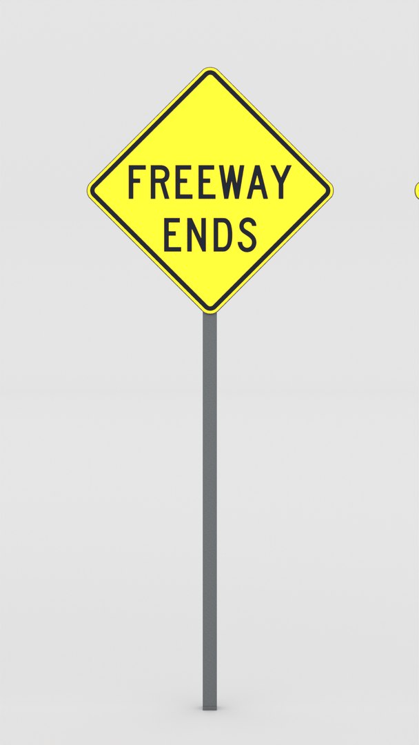 3D Warning Street Signs Model - TurboSquid 2238026