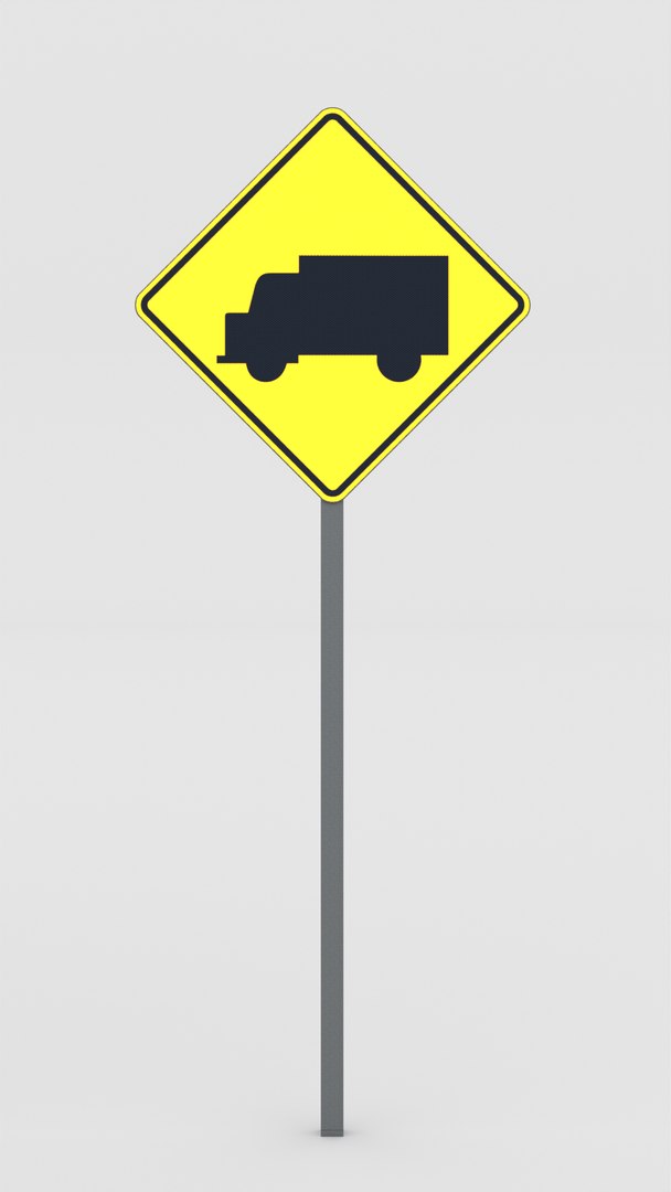 3D Warning Street Signs Model - TurboSquid 2238026