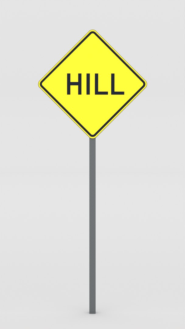 3D Warning Street Signs Model - TurboSquid 2238026