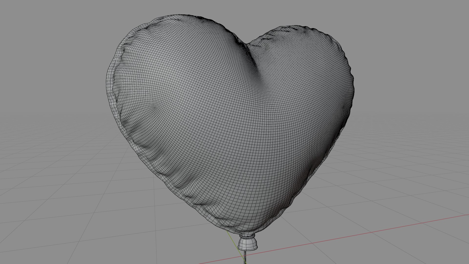 3D Heart Balloon Model - TurboSquid 2231256