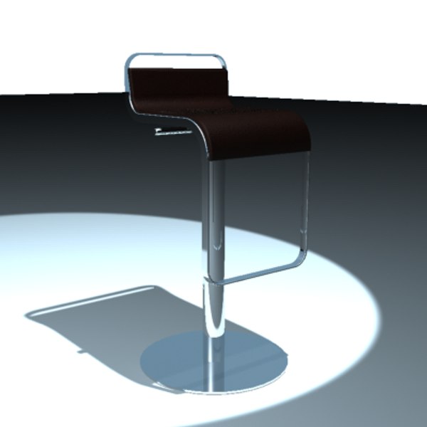 modern stool 3d max