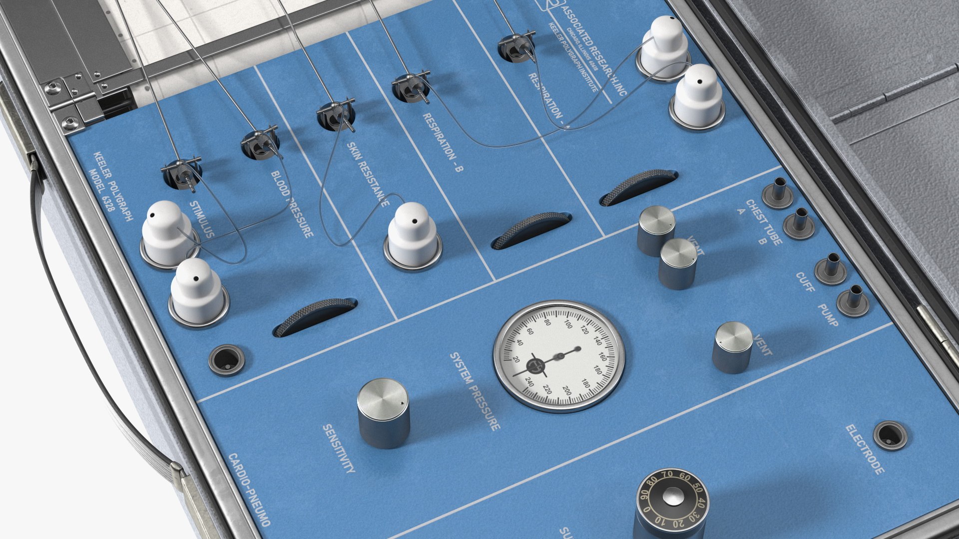 Vintage Polygraph Machine 3D model - TurboSquid 1874690