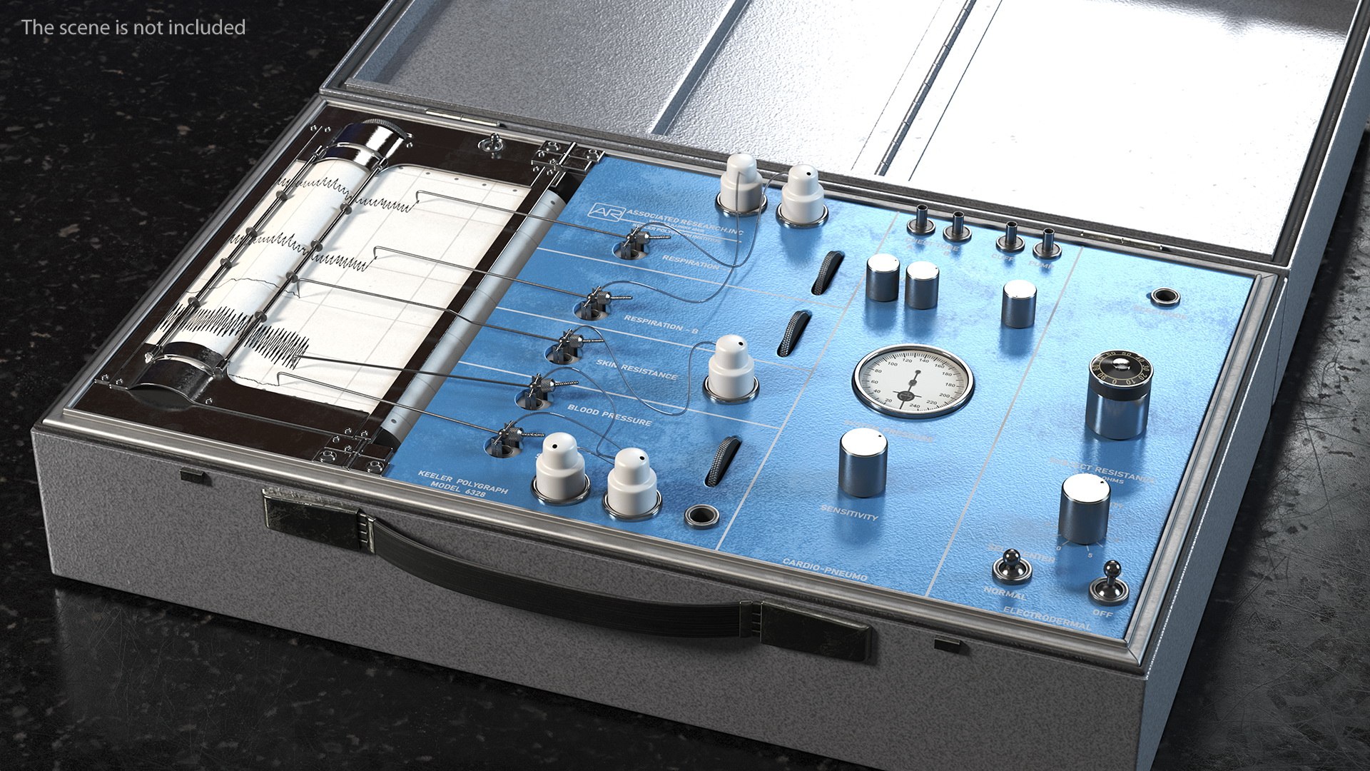 Vintage Polygraph Machine 3D model - TurboSquid 1874690