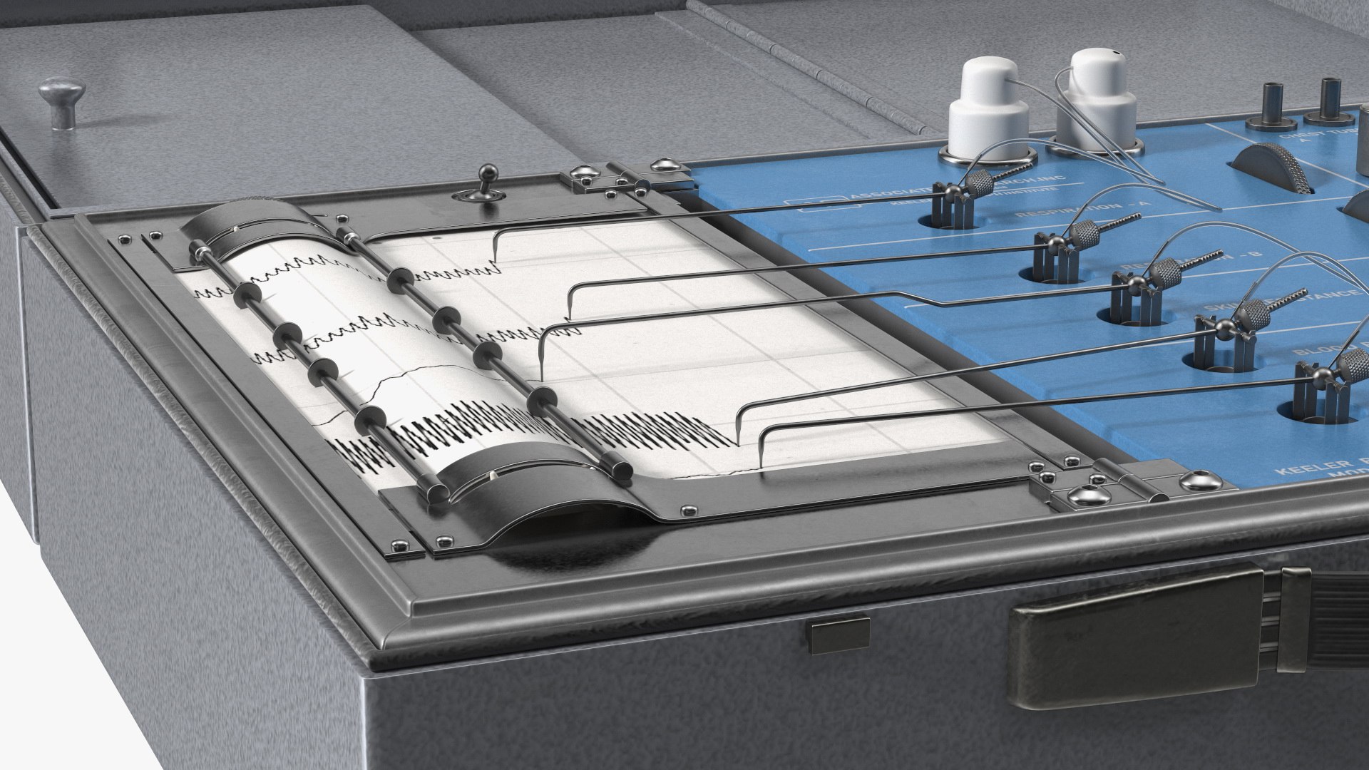 Vintage Polygraph Machine 3D model - TurboSquid 1874690