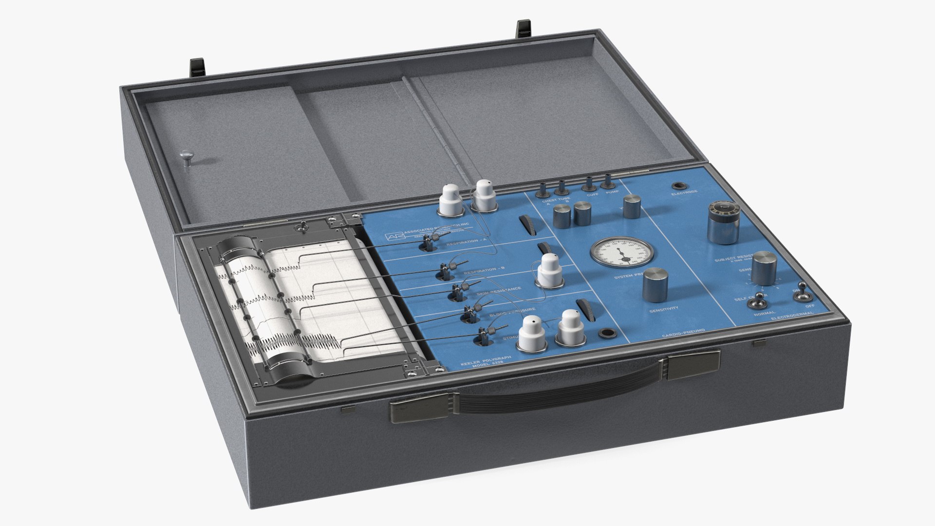 Vintage Polygraph Machine 3D model - TurboSquid 1874690