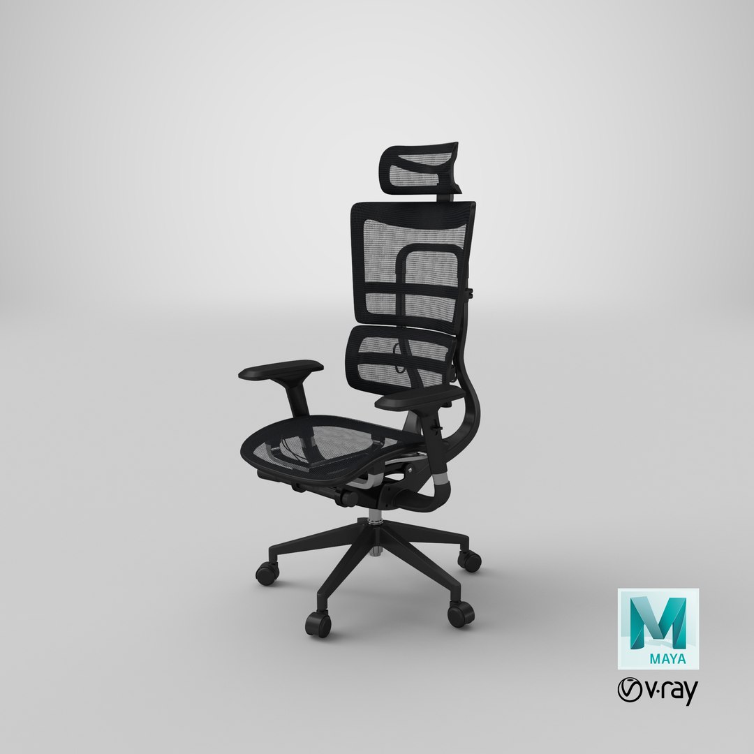 Office Chair 09 Dark - 8K PBR Textures 3D - TurboSquid 1816555