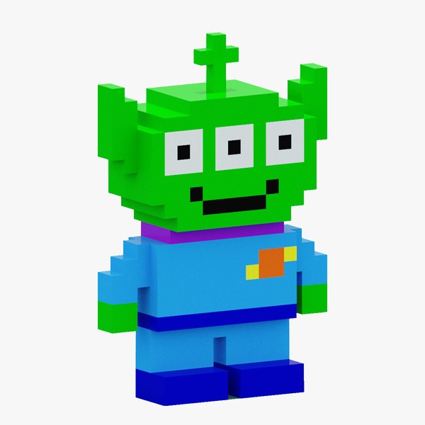 Voxel Alien 3D 모델 - TurboSquid 1971226