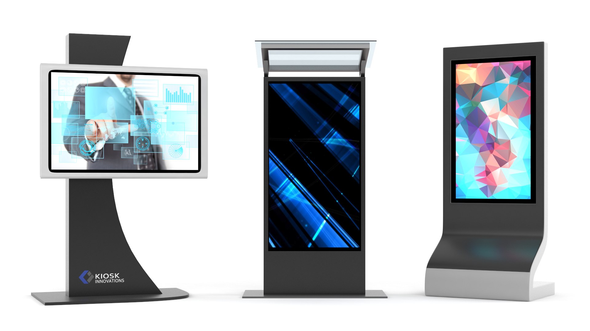 3D Model Electronic Kiosk Collection - TurboSquid 2284314