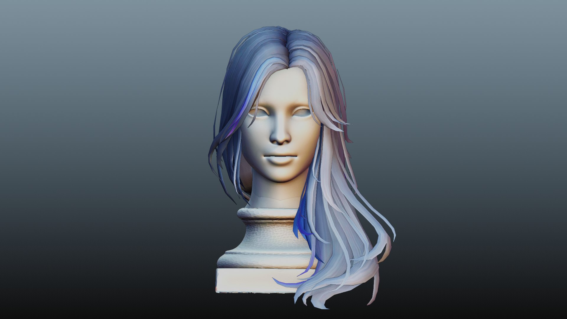 3D Female Hair - TurboSquid 2049465