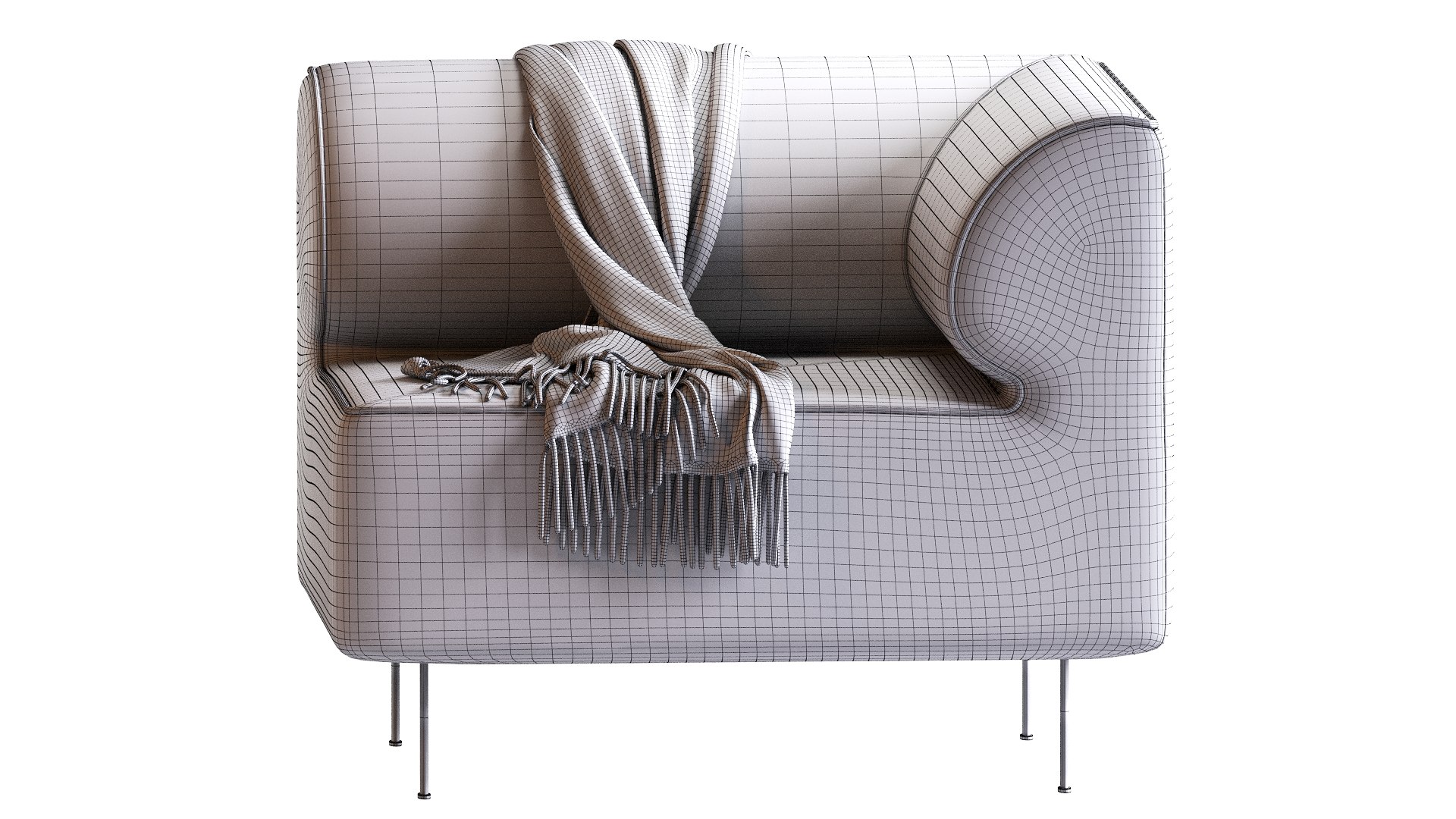 Eave Dining Armchair 3D Model - TurboSquid 2051918