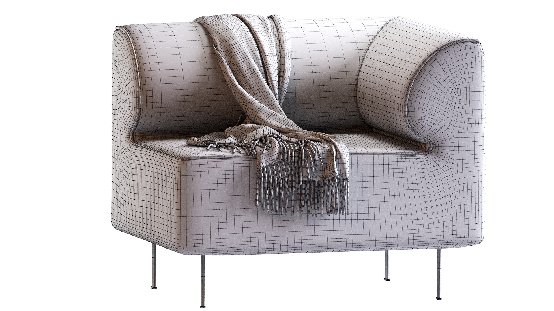 Eave Dining Armchair 3D Model - TurboSquid 2051918