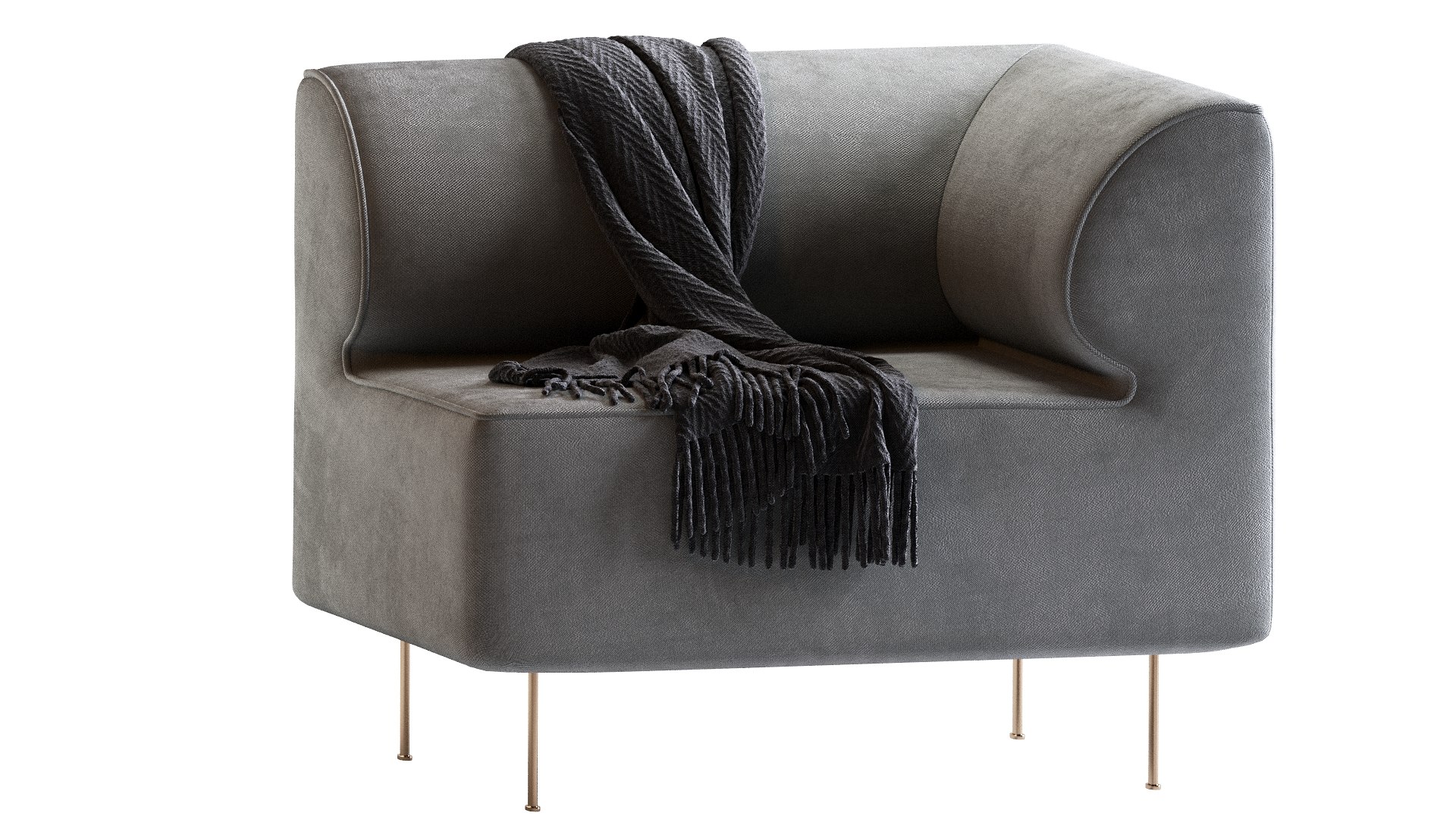 Eave Dining Armchair 3D Model - TurboSquid 2051918