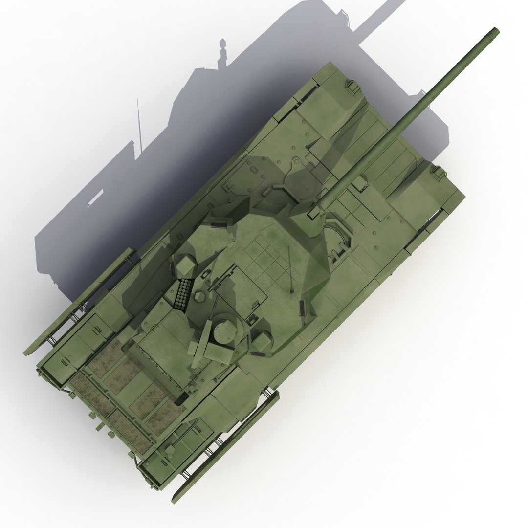 3d russian main battle tank model