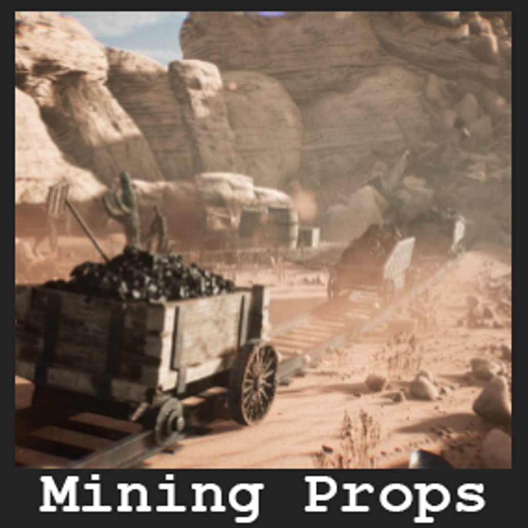 3D Model Mining Props 42 Assets - TurboSquid 2194165