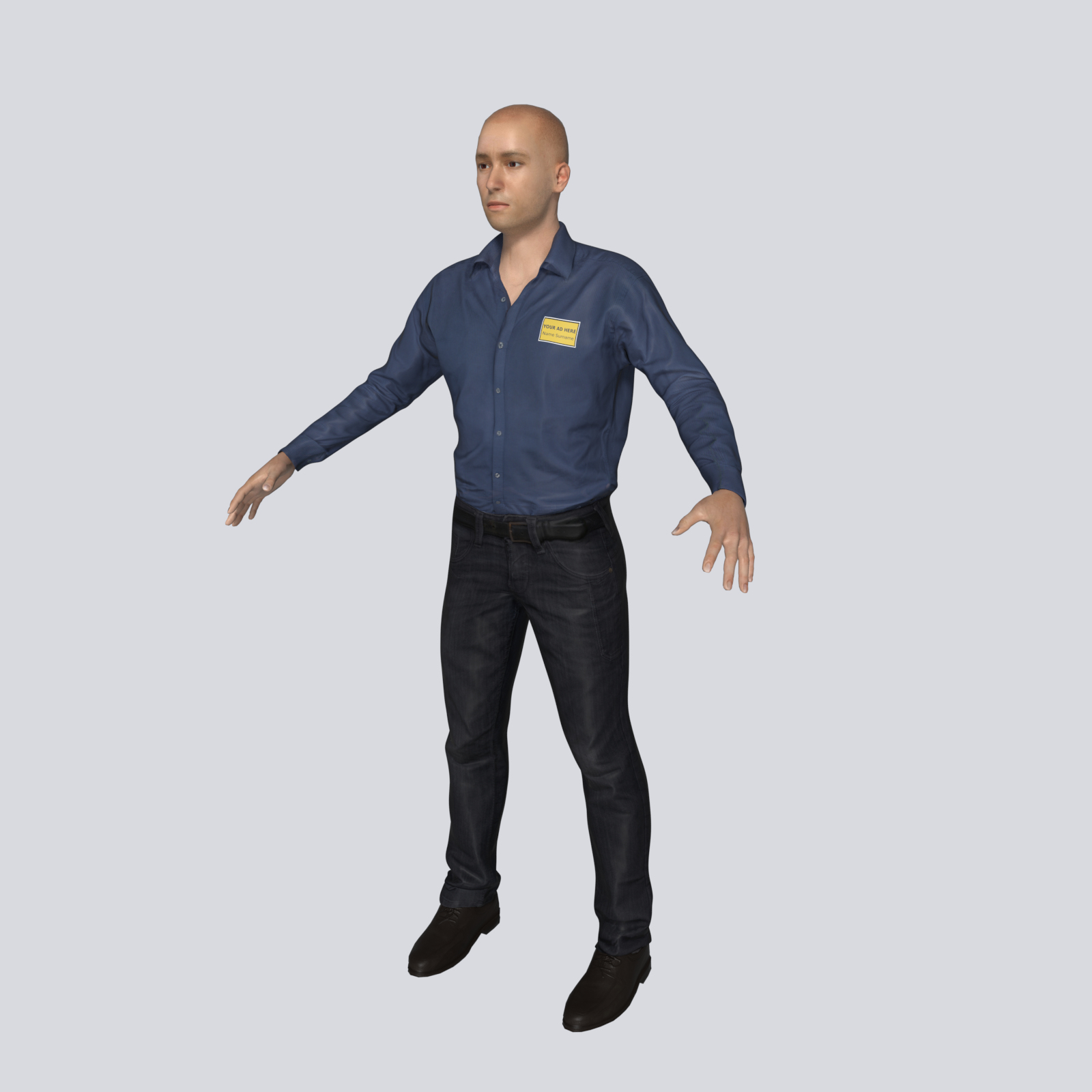 3D sales associate model - TurboSquid 1257298